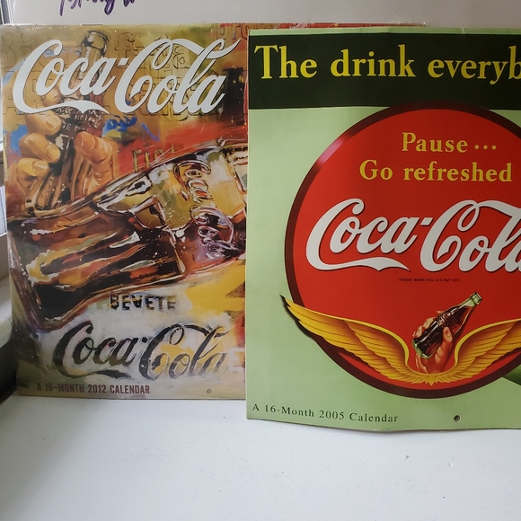 Coca Cola | Other | 2 Cocacola Calendar 22 Nwt 2005 Cocacola Both Are ...